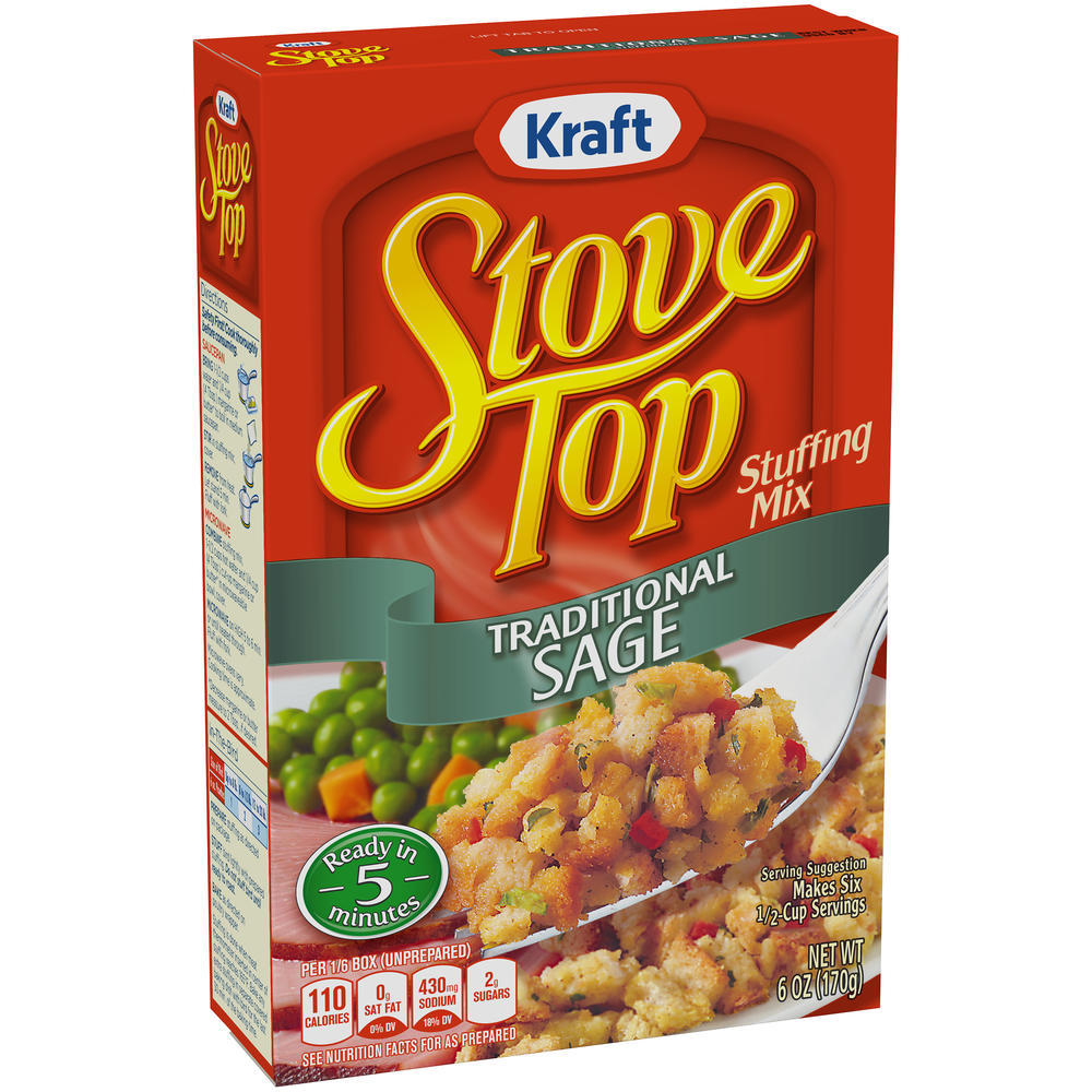 Stove Top Stuffing Mix, Traditional Sage, 6 oz (170 g)