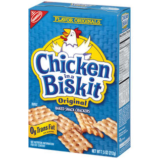 Chicken in a Biskit Baked Snack Crackers 7.5 oz. Box