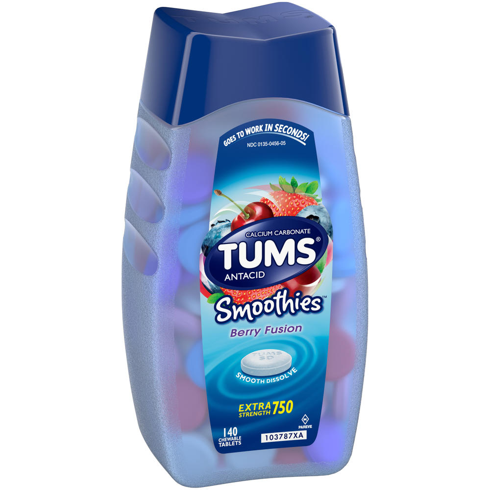 TUMS SMOOTHIES BERRY1.4C FUSION 140 CT