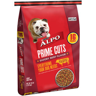 Alpo Prime Cuts Savory Beef Flavor Adult Dog Food 16 lb. Bag