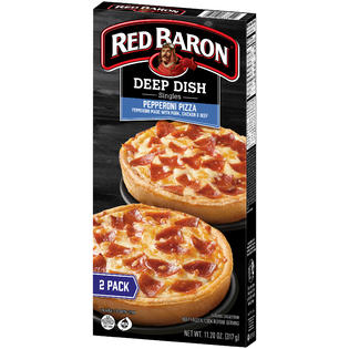 RED BARON Singles Deep Dish Pepperoni Pizza 11.2 OZ BOX - Food ...