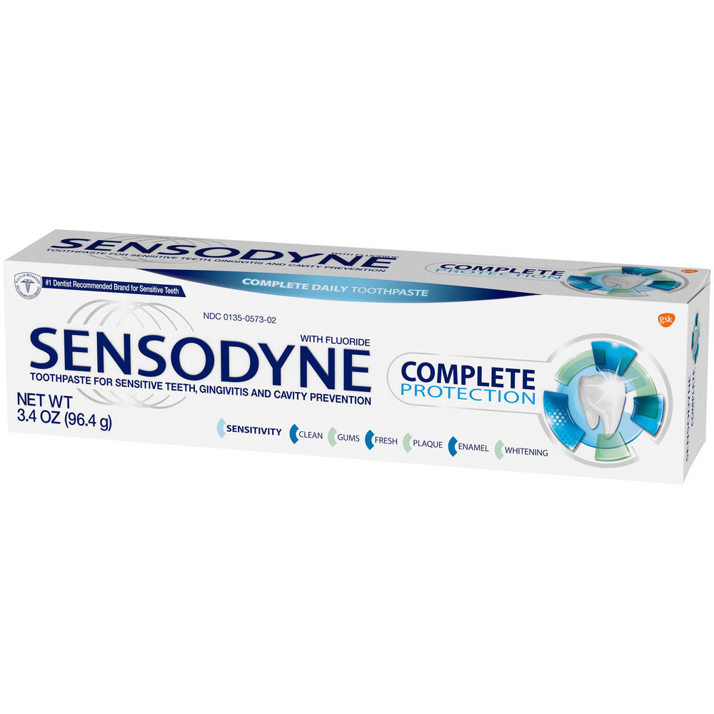 Sensodyne Complete Protection™ Toothpaste 3.4 oz Box