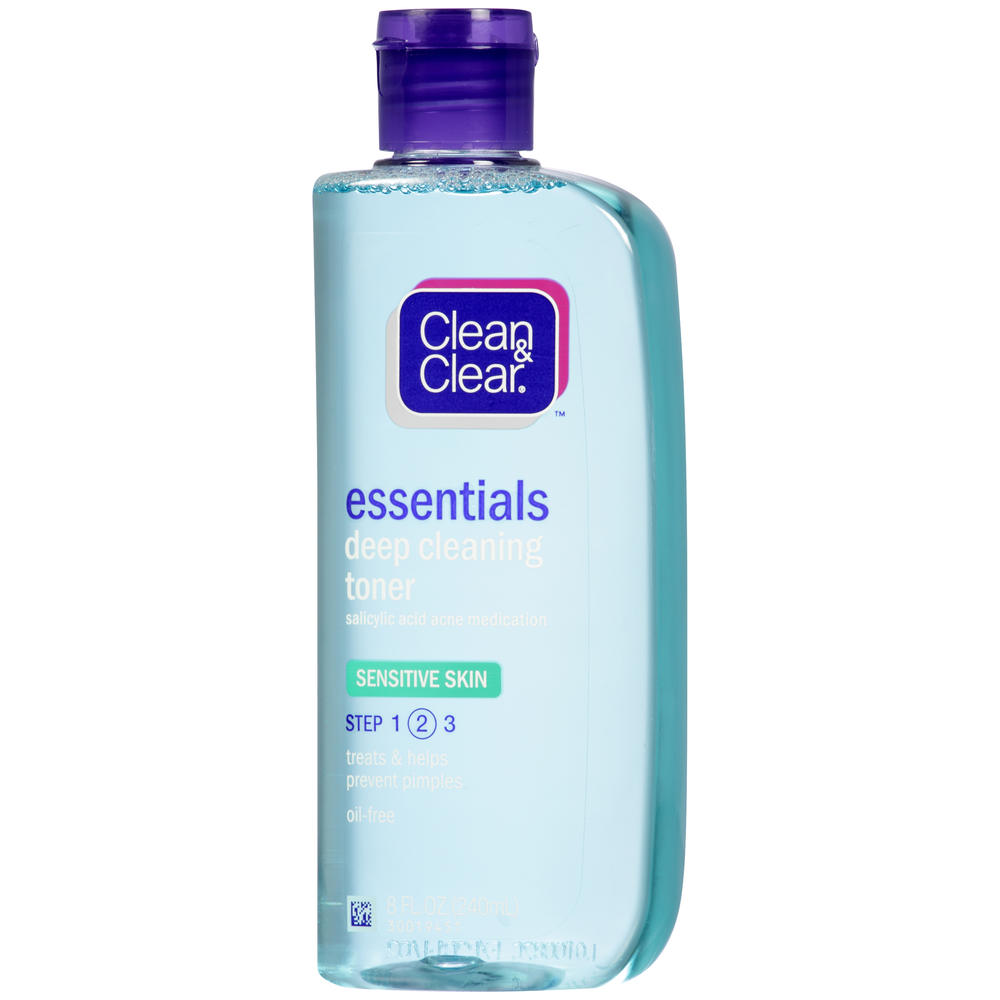 Clean & Clear Astringent, Deep Cleaning, Sensitive Skin, 8 fl oz (240 ml)