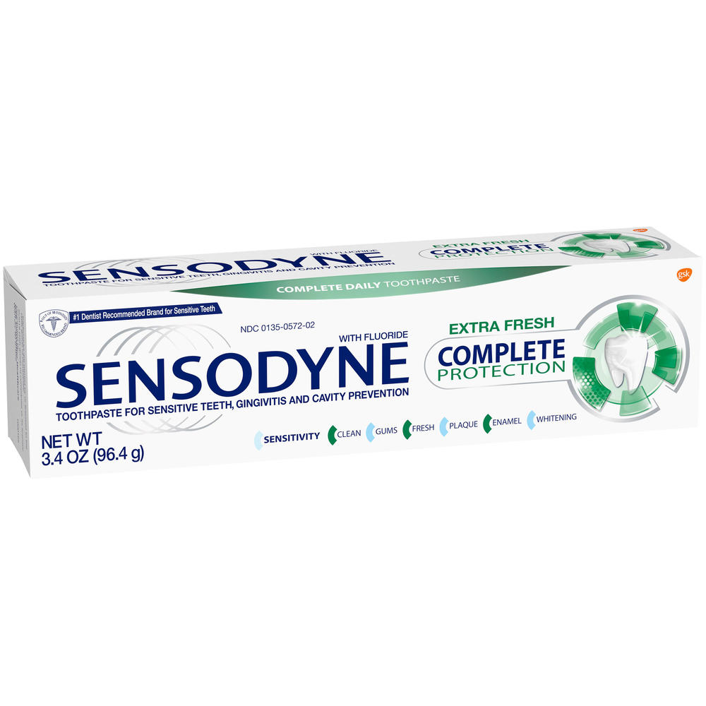 Sensodyne Complete Protection™ Extra Fresh Toothpaste 3.4 oz. Box