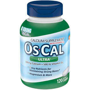 Os-Cal Ultra 600 Plus Coated Tablets 120 Count