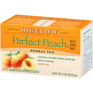 Bigelow Herb Tea, Perfect Peach, 20 tea bags [1.37 oz (38 g)]