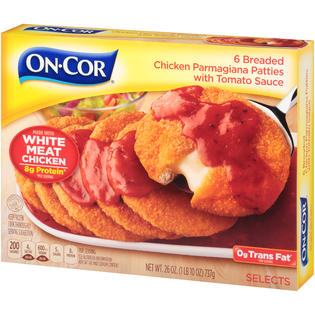 On-Cor Selects Breaded with Tomato Sauce Chicken Parmagiana Patties 26 ...