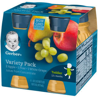 Gerber Juice 100% Variety 4 fl oz