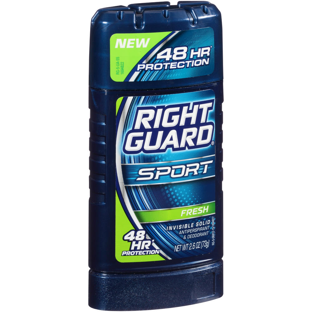 Right Guard Sport Antiperspirant & Deodorant, Invisible Solid, Fresh, 2 ...