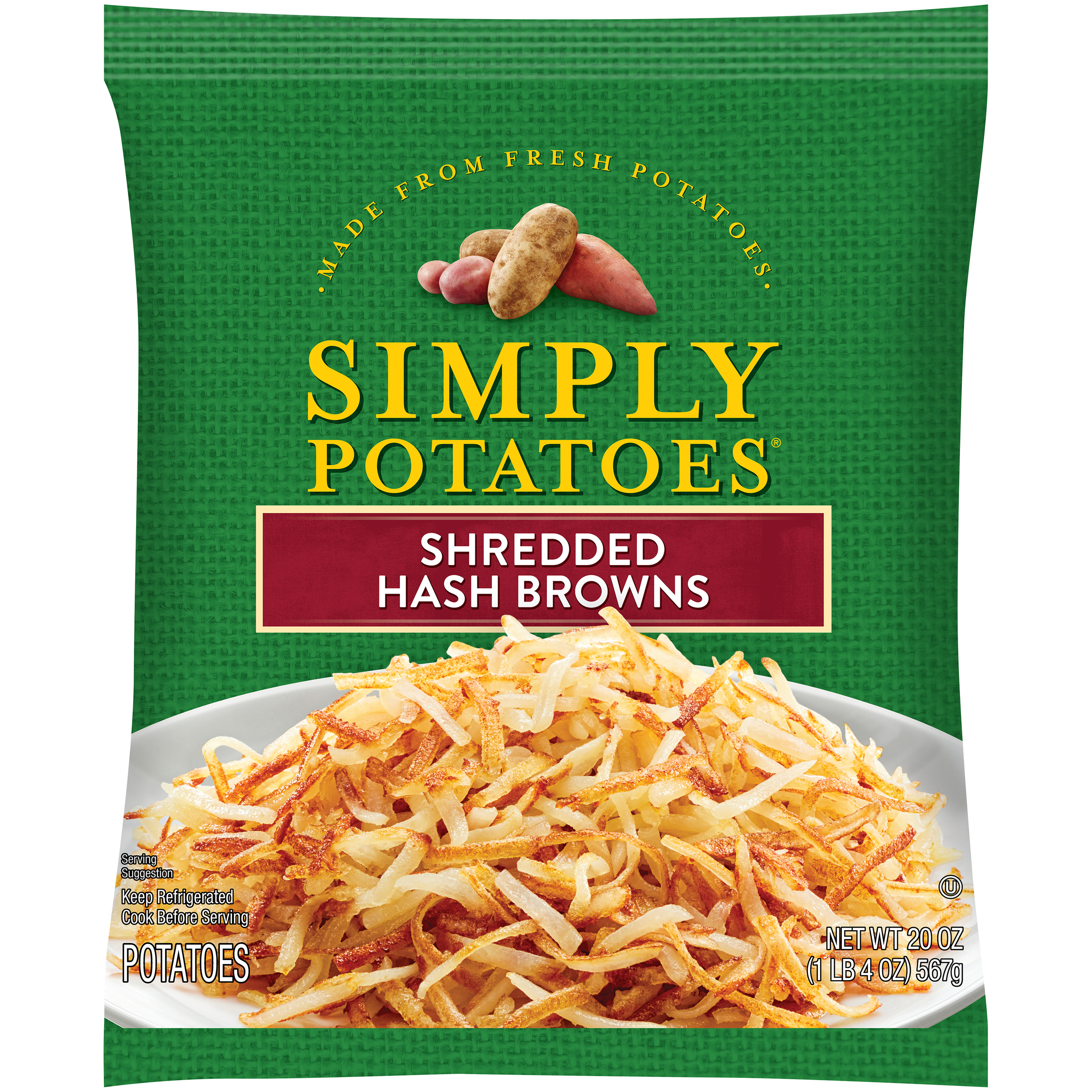 UPC 020169222334 - Simply Potatoes Gluten Free Shredded Hash Browns ...