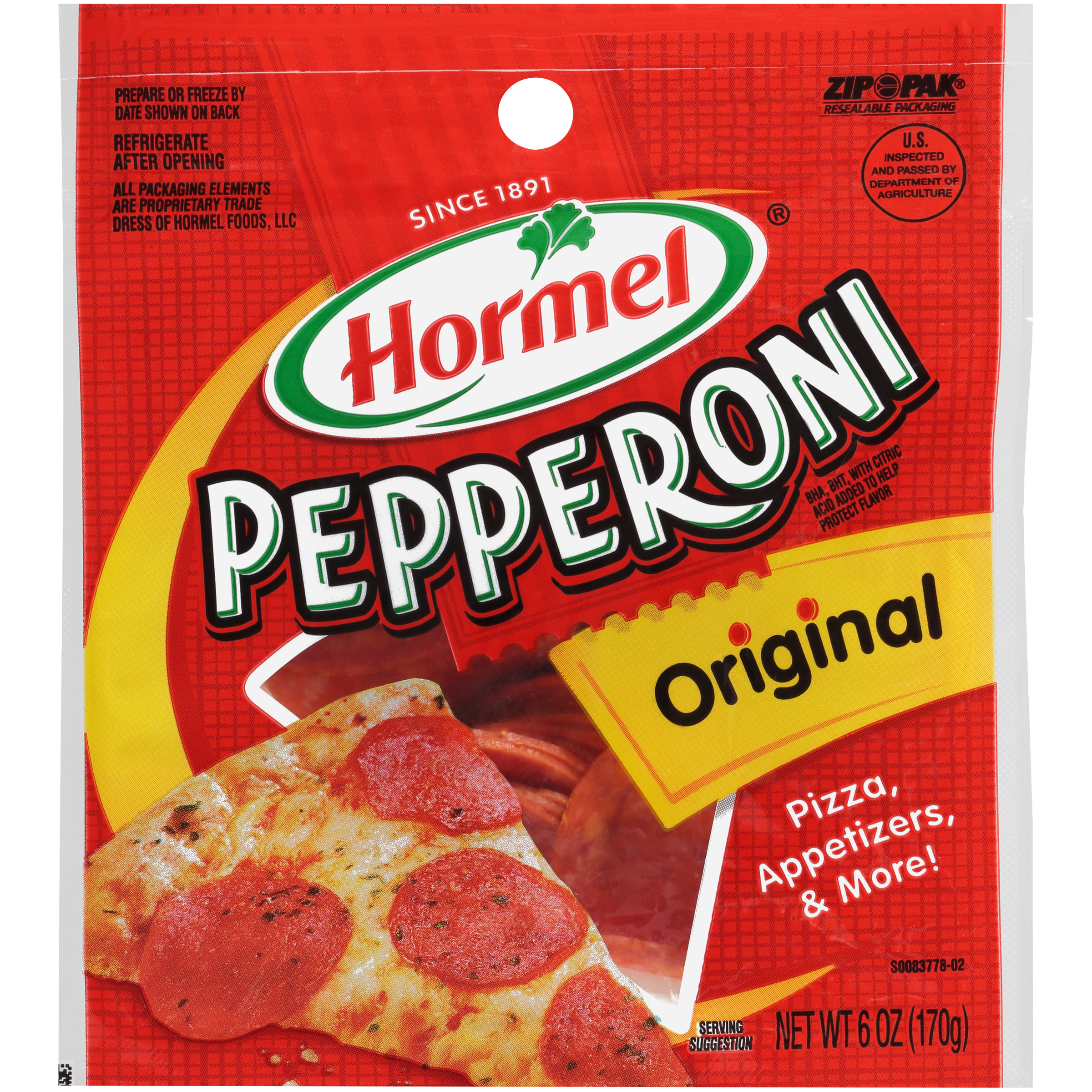 UPC 037600398855 - Hormel - Original Pepperoni 6.00 oz | upcitemdb.com