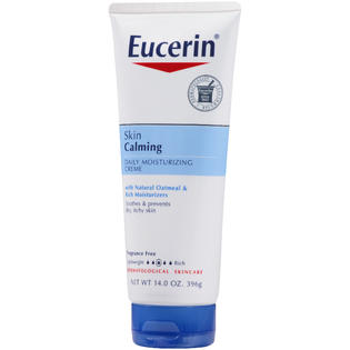 Eucerin Daily Moisturizer, Calming Creme, 14 oz (396 g)