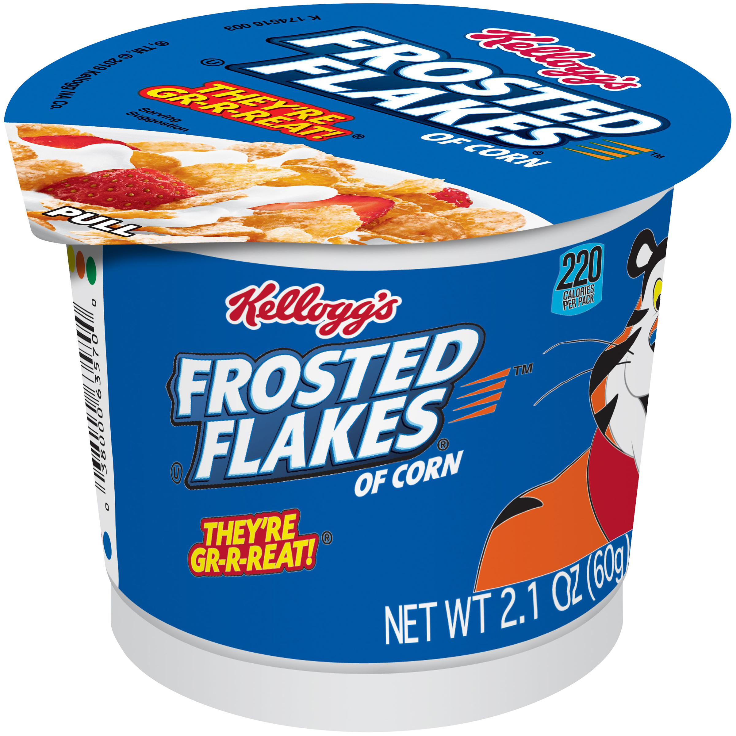 UPC 038000635700 - Kellogg's Frosted Flakes Cereal In A Cup, 2.1-Ounce ...