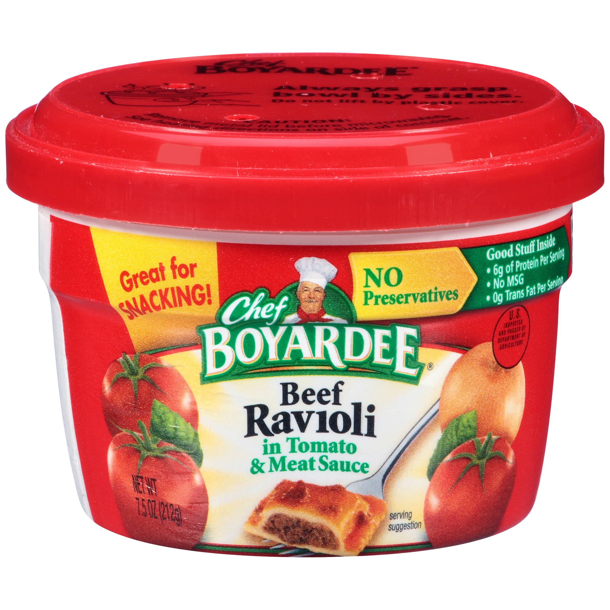 UPC 064144047093 - Chef Boyardee Beef Ravioli, 7.5-Ounce Microwavable ...