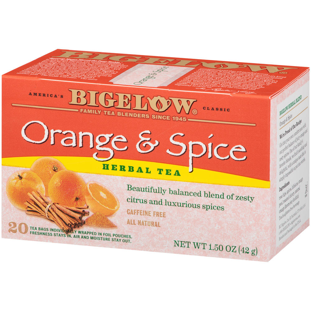 Bigelow Herb Tea, Orange & Spice, 20 tea bags [1.5 oz (42 g)]