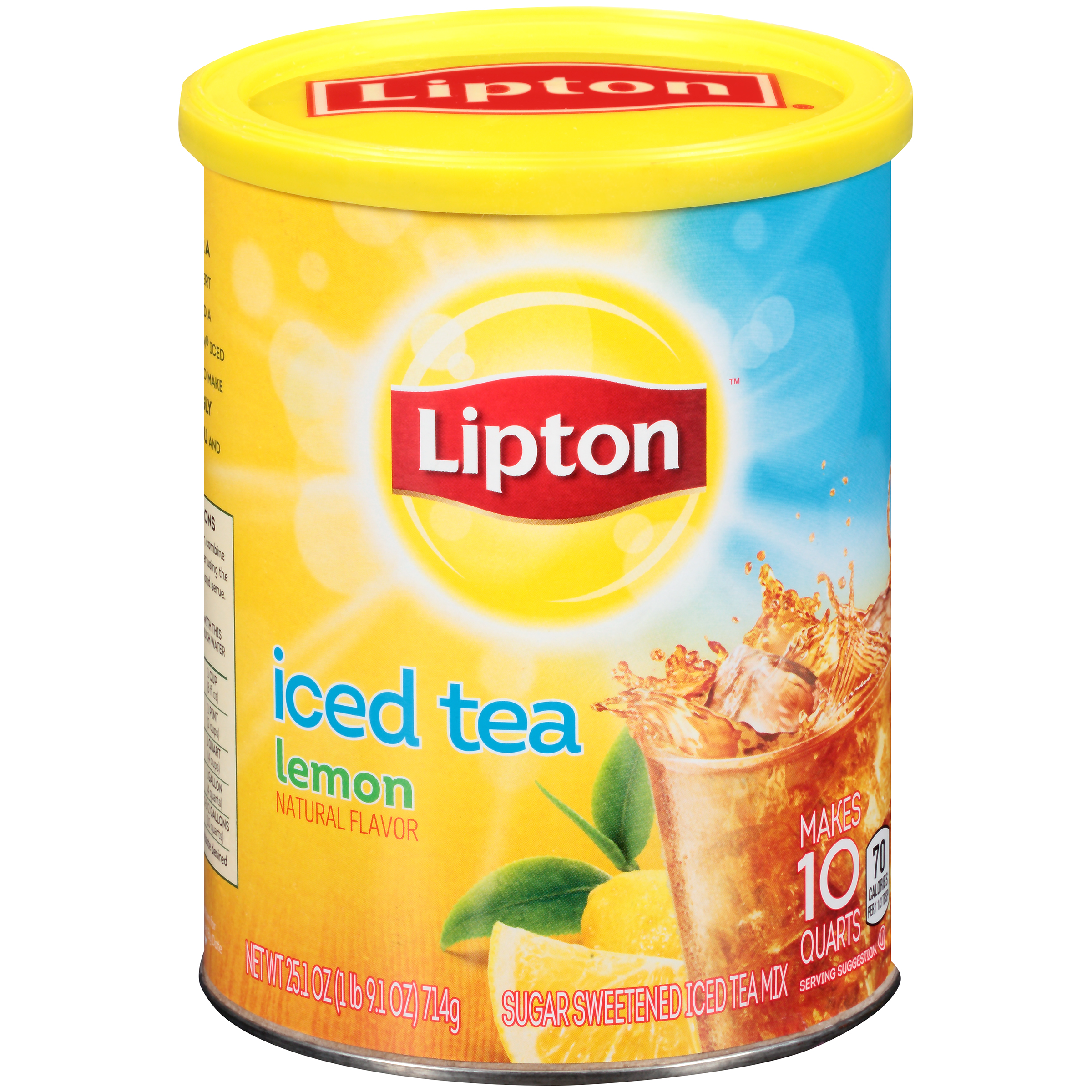 UPC 041000008450 - Lipton Lemon Sugar Sweetened Iced Tea Mix, 26.5 oz ...