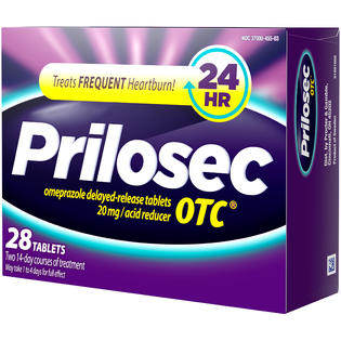 Prilosec OTC Acid Reducer, 20.6 mg, Tablets, 28 tablets