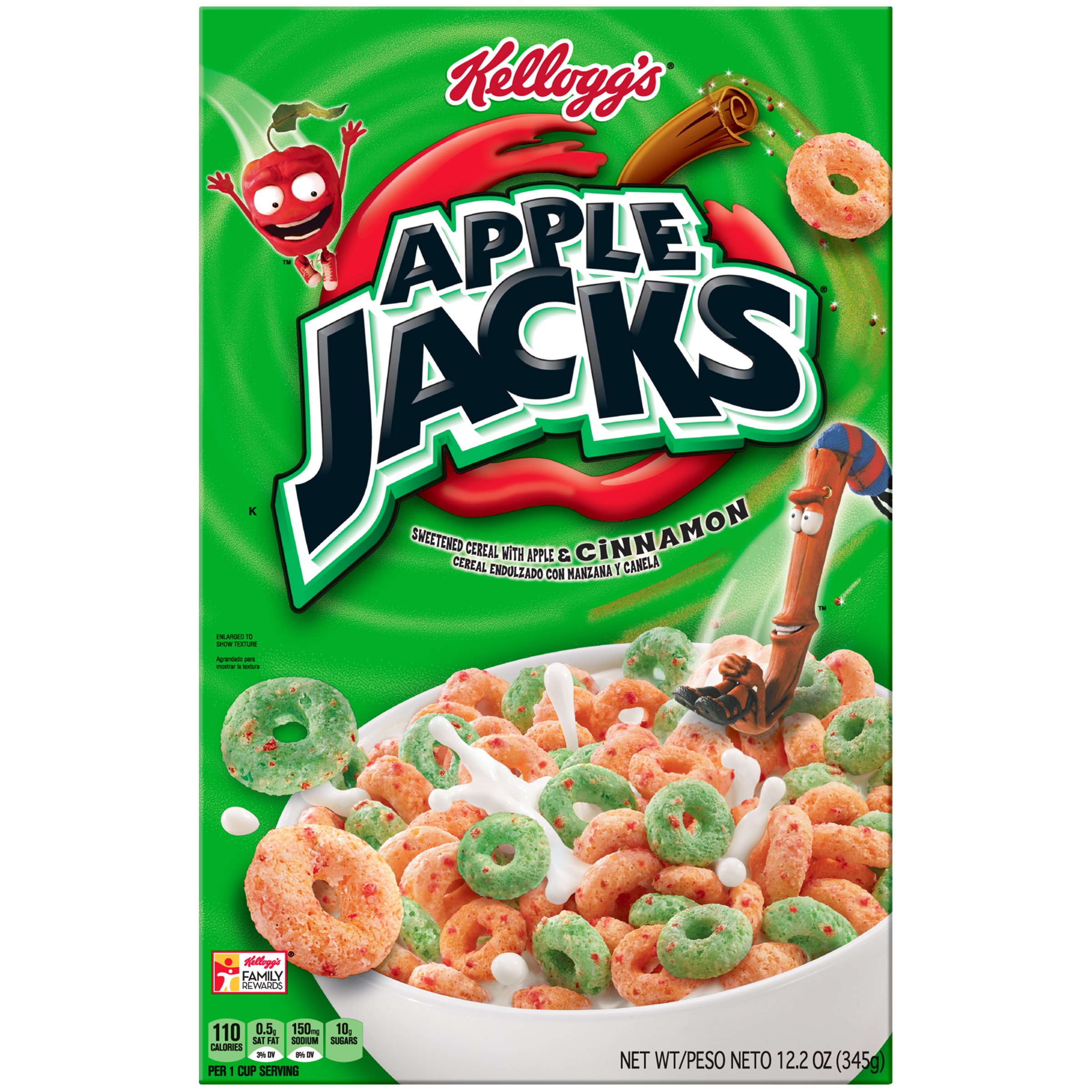 UPC 038000391347 - Kelloggs Apple Jacks Cereal - 1 Box (12.2 oz ...