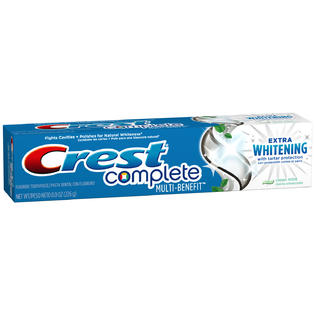 Crest Complete Crest Complete Multi-Benefit Extra Whitening Clean Mint ...