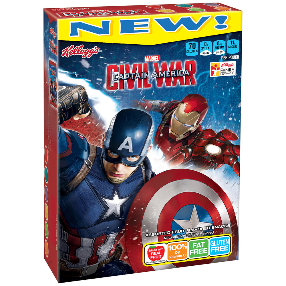 Kellogg's Marvel The Avengers Fruit Snacks, 8 oz