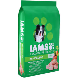 Iams Pro-Active Health Mini Chunks Dog Dry Food 15 lbs