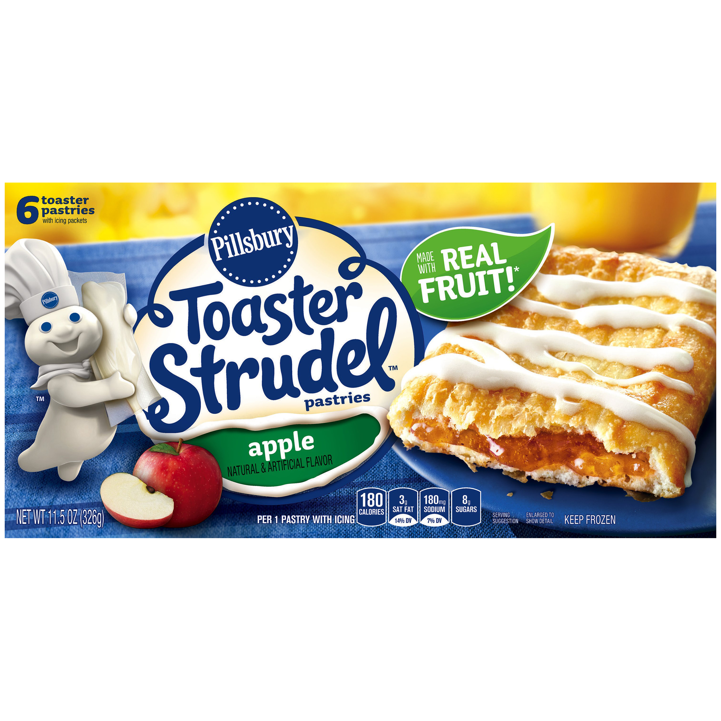 UPC 018000655403 - Pillsbury - Toaster Strudel - Apple 11.50 oz ...
