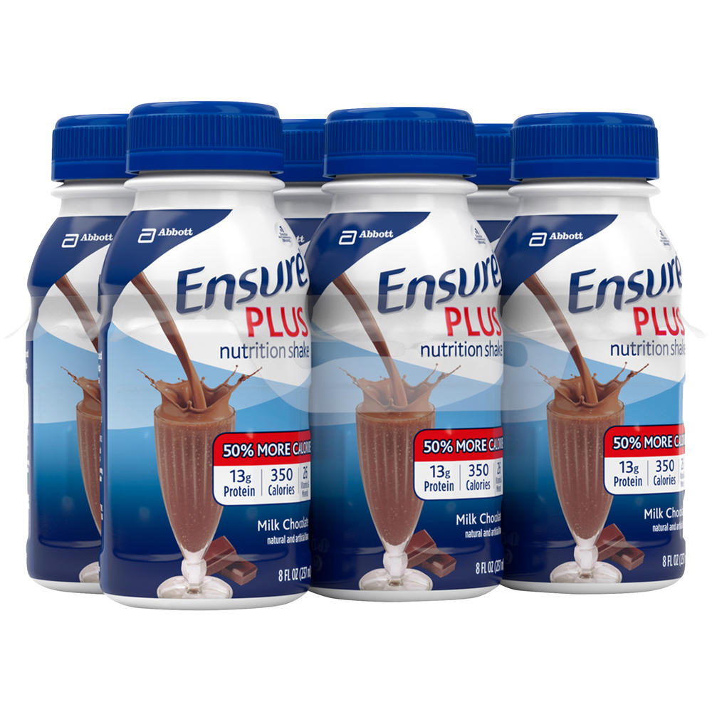 Ensure Plus Nutrition Shake Milk Chocolate Ready-to-Drink 8 fl oz Bottles