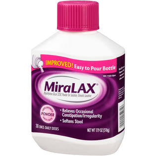 Miralax Laxative, Powder for Solution, Original Prescription Strength ...