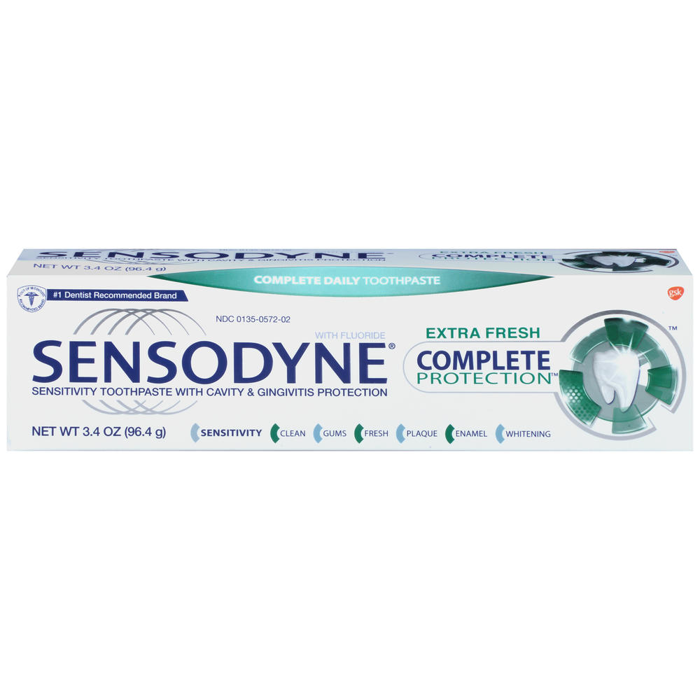 Sensodyne Complete Protection™ Extra Fresh Toothpaste 3.4 oz. Box