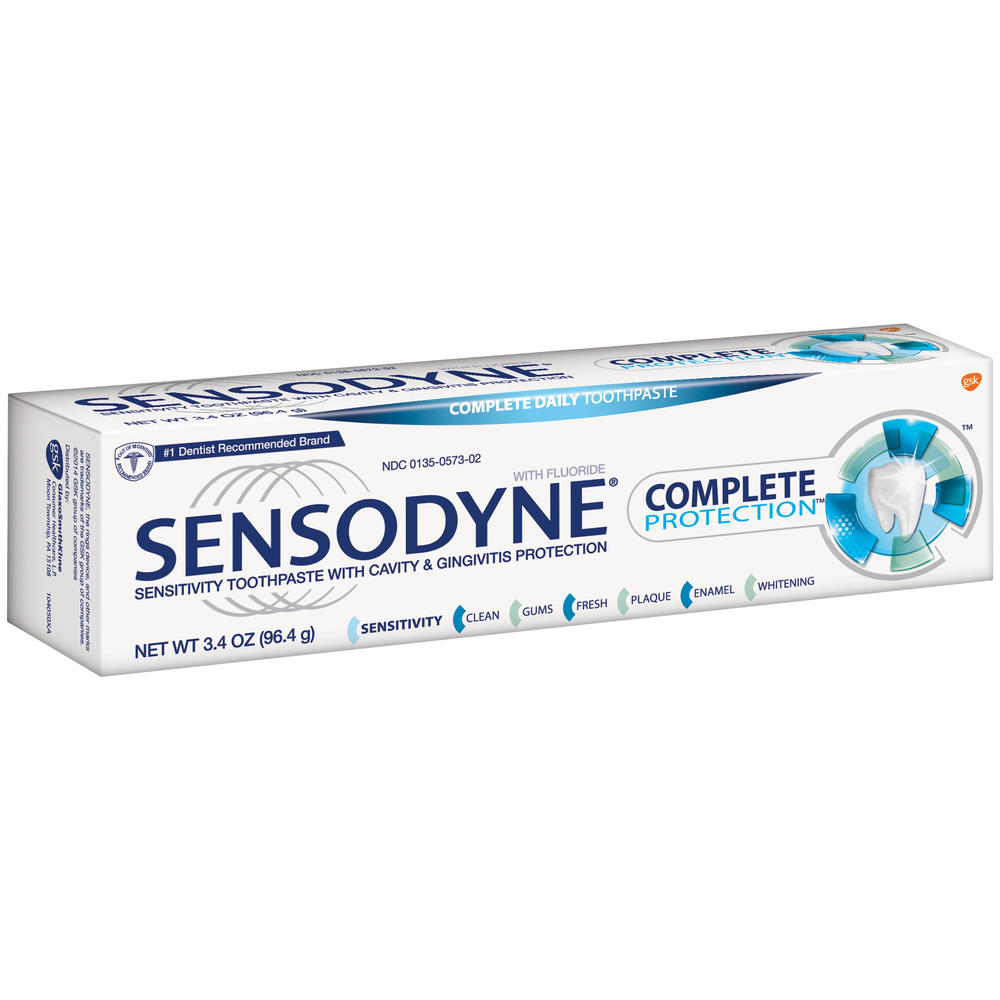 Sensodyne Complete Protection™ Toothpaste 3.4 oz Box