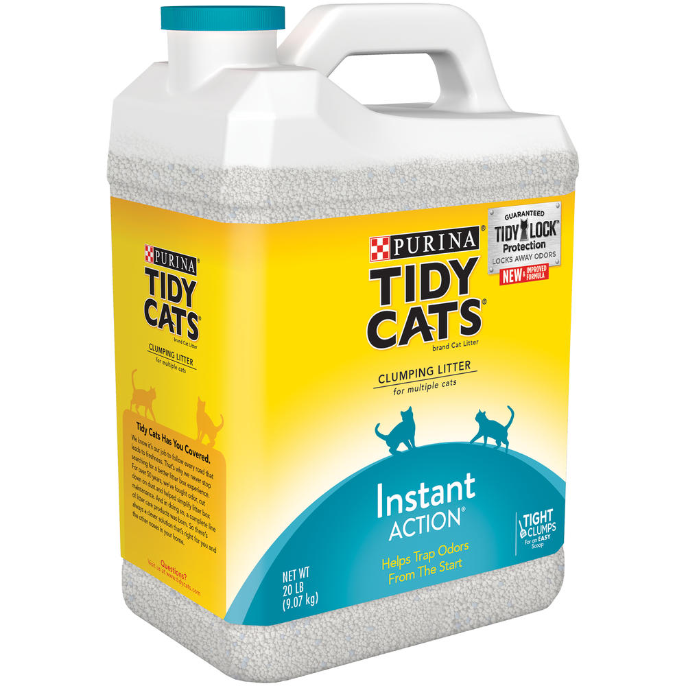 Tidy Cats Scoop for Multiple Cats Instant Action Cat Litter 20 lb. Jug