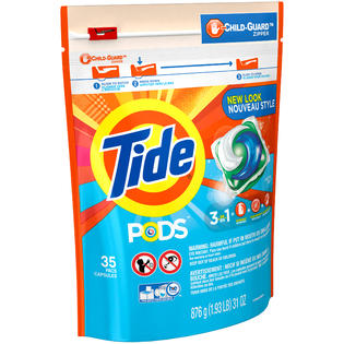 Tide Liquid Pods Ocean Mist, HE, 35 packs