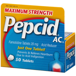 Pepcid AC Acid Reducer, Maximum Strength, 20 mg, Tablets, 50 tablets