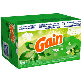 Gain® Original Dry Sheets 240 ct Box