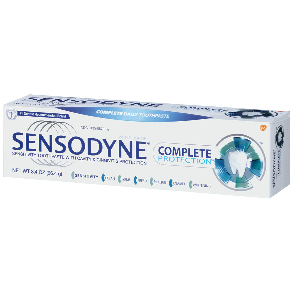 Sensodyne Complete Protection™ Toothpaste 3.4 oz Box