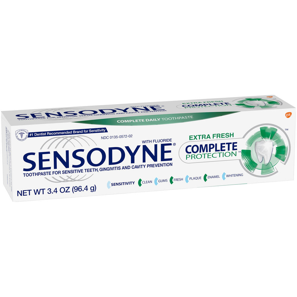 Sensodyne Complete Protection™ Extra Fresh Toothpaste 3.4 oz. Box