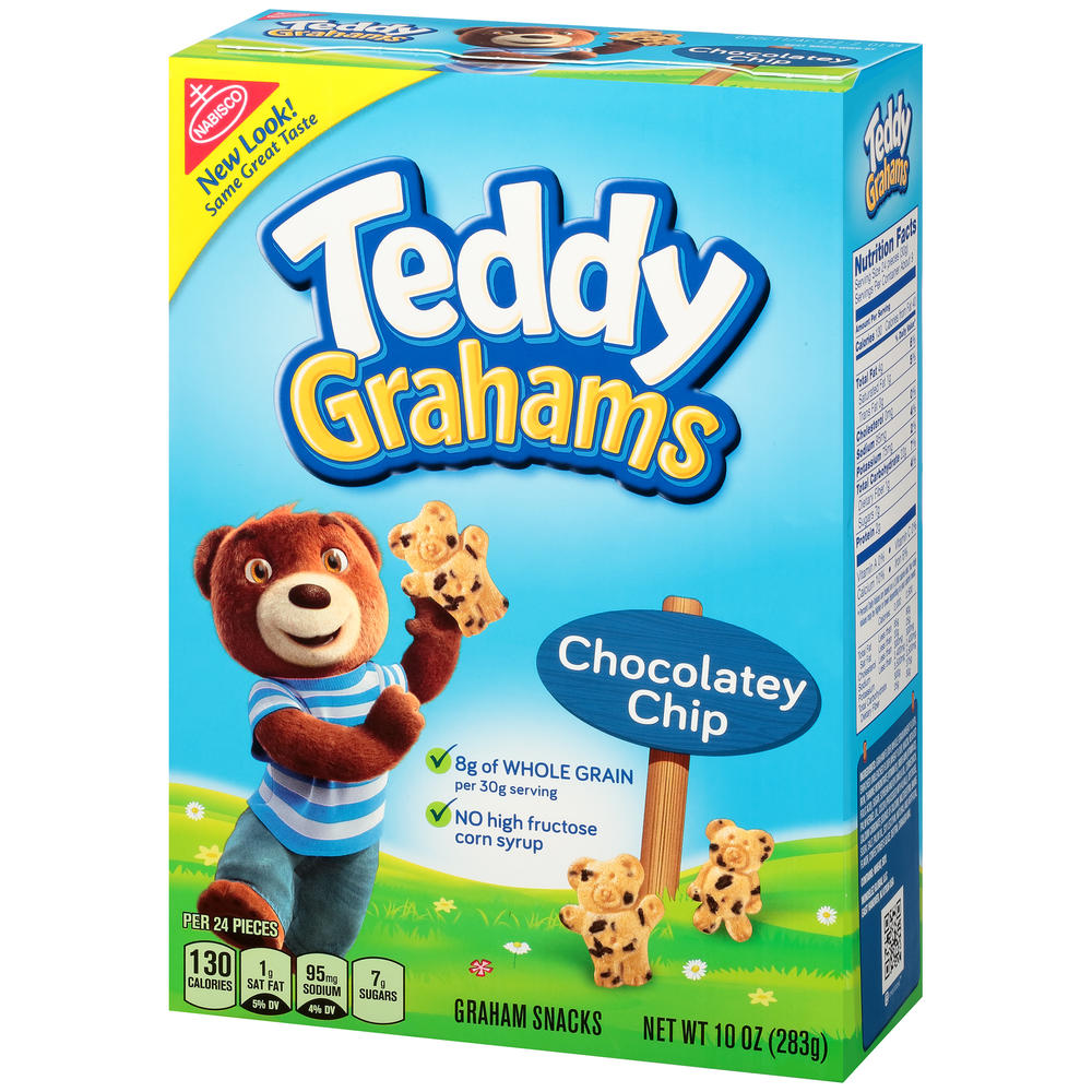 Nabisco Teddy Grahams Graham Snacks, Chocolatey Chip, 10 oz (283 g)