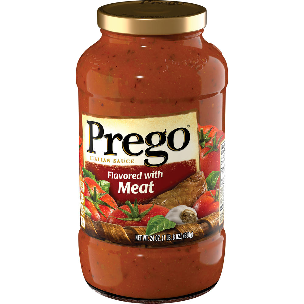 Prego ® Pasta Sauce, Italian Tomato Sauce with Meat, 24 Ounce Jar