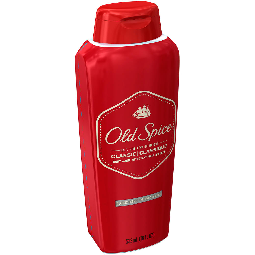 Old Spice Body Wash, Classic Scent, 18 fl oz (532 ml)