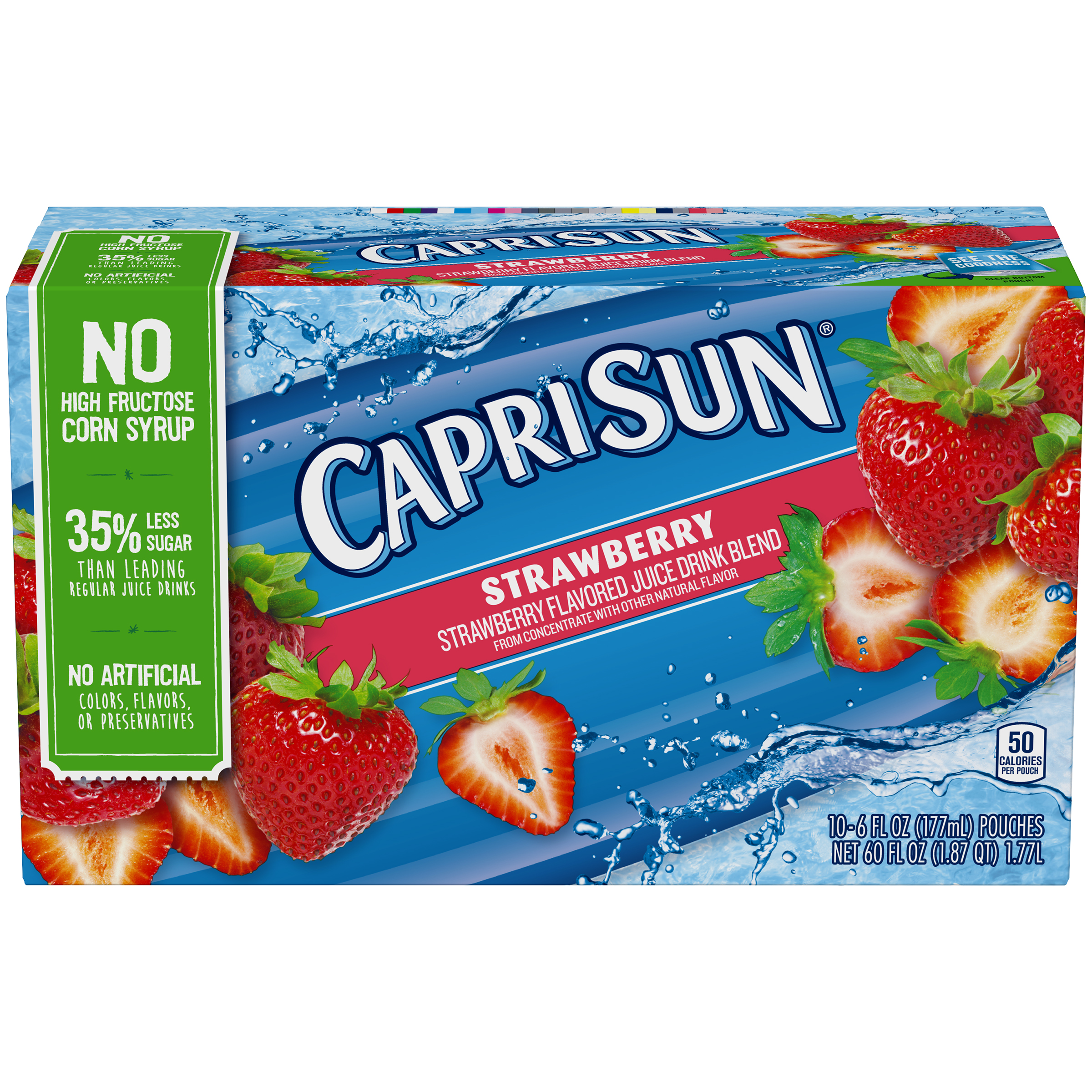 UPC 087684001011 - Capri Sun Strawberry Flavored Juice Drink Blend, 10 ...