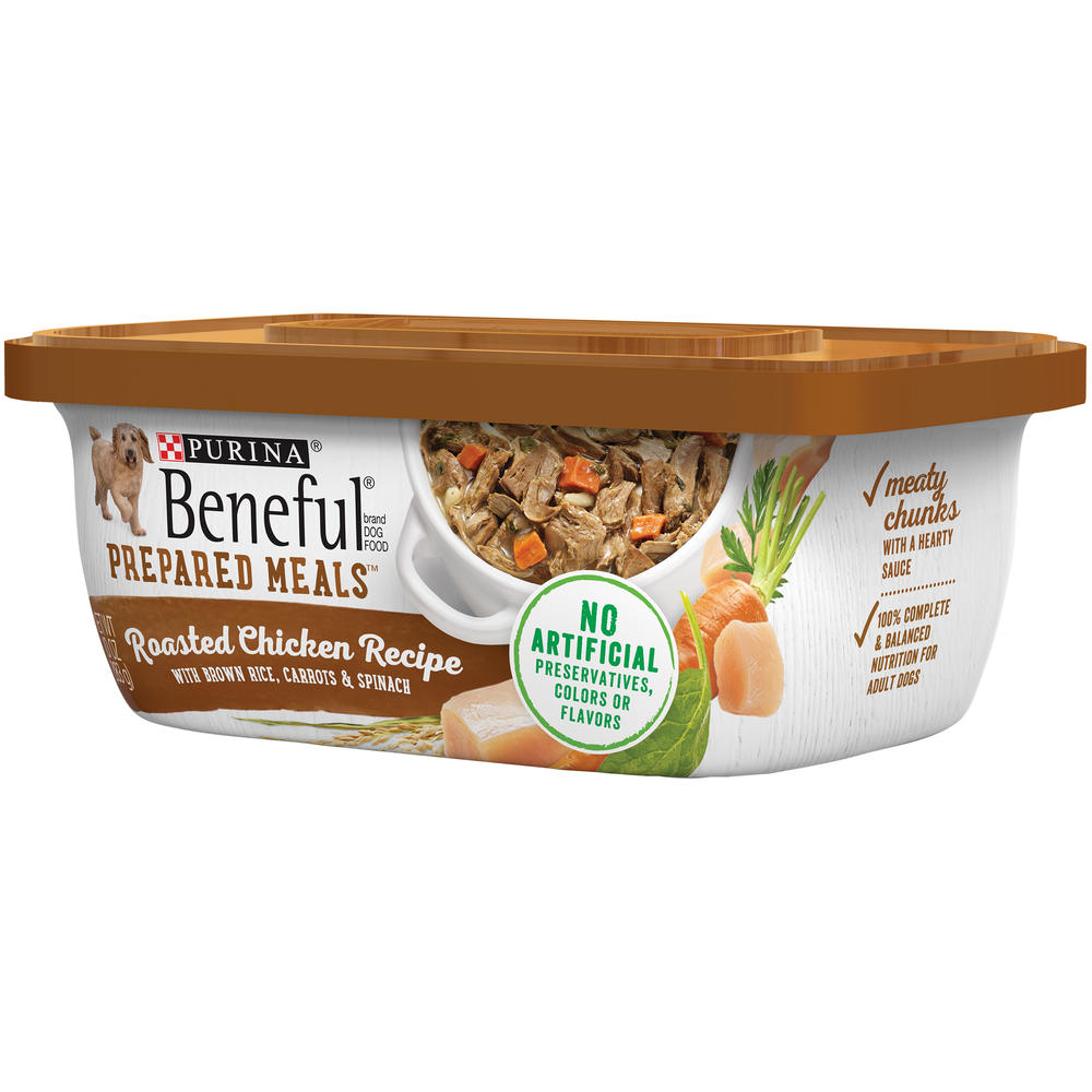 Beneful Prepared Meals(TM) Roasted Chicken Recipe Wet Dog Food 10 oz ...