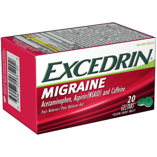 Migraine Gel Tablets, 0.09 Pound