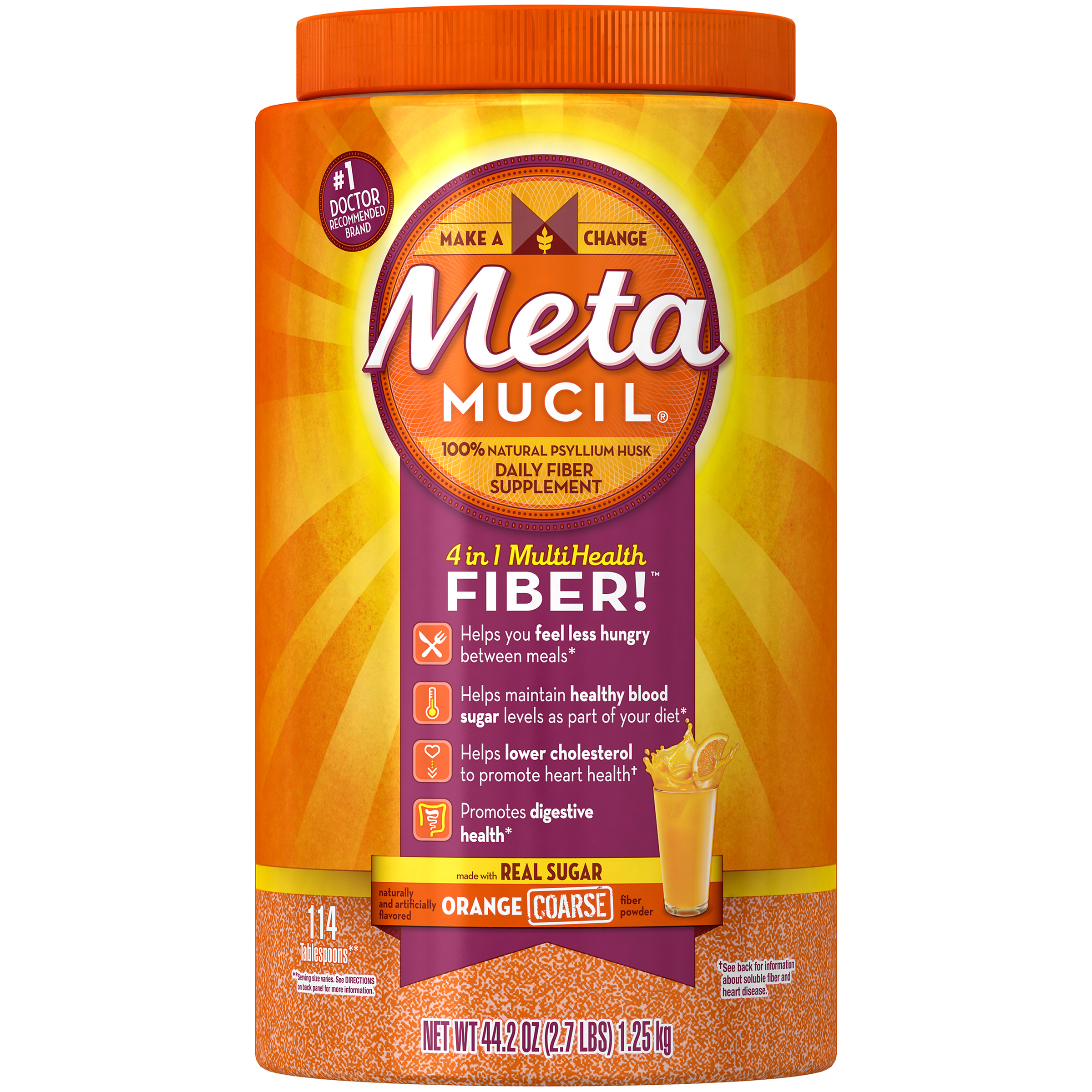 UPC 037000741336 - Metamucil Multi-Health Psyllium Fiber Supplement ...