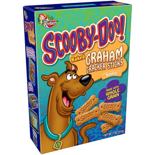 Keebler Baked Graham Cracker Sticks, Scooby-Doo!, Honey, 11 oz (312 g)