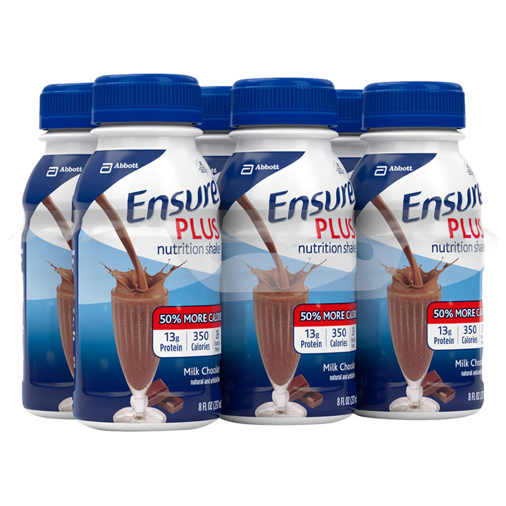 Ensure Plus Nutrition Shake Milk Chocolate Ready-to-Drink 8 fl oz Bottles