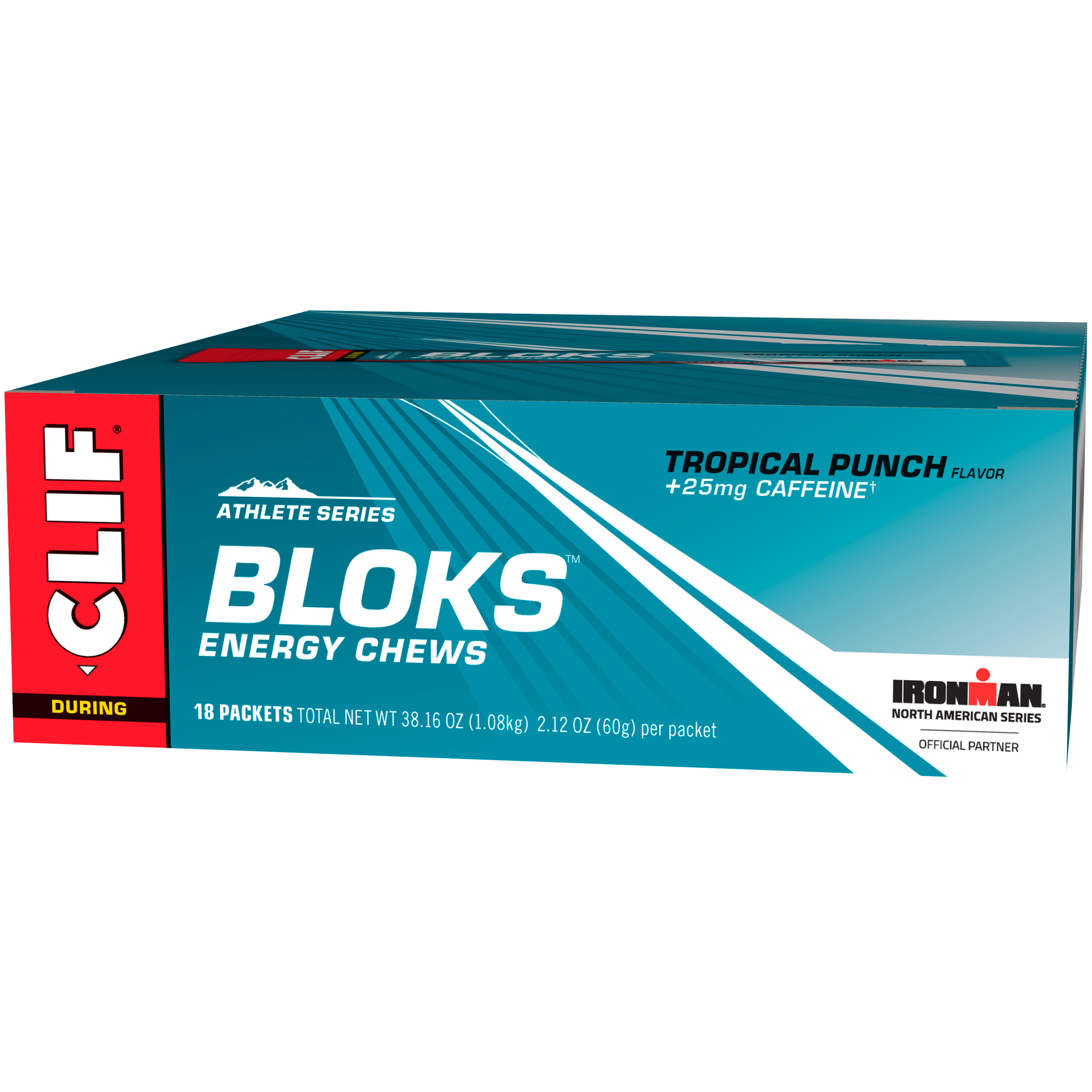 Clif Electrolyte Chews, Tropical Punch, 18 servings