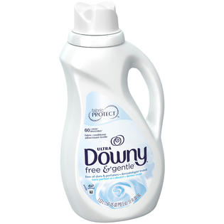 Downy Fabric Softener, Ultra, Free & Sensitive, Unscented, 51 fl oz (1. ...