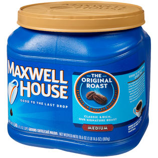 Maxwell House Ground Coffee, Original Roast, 30.6 oz