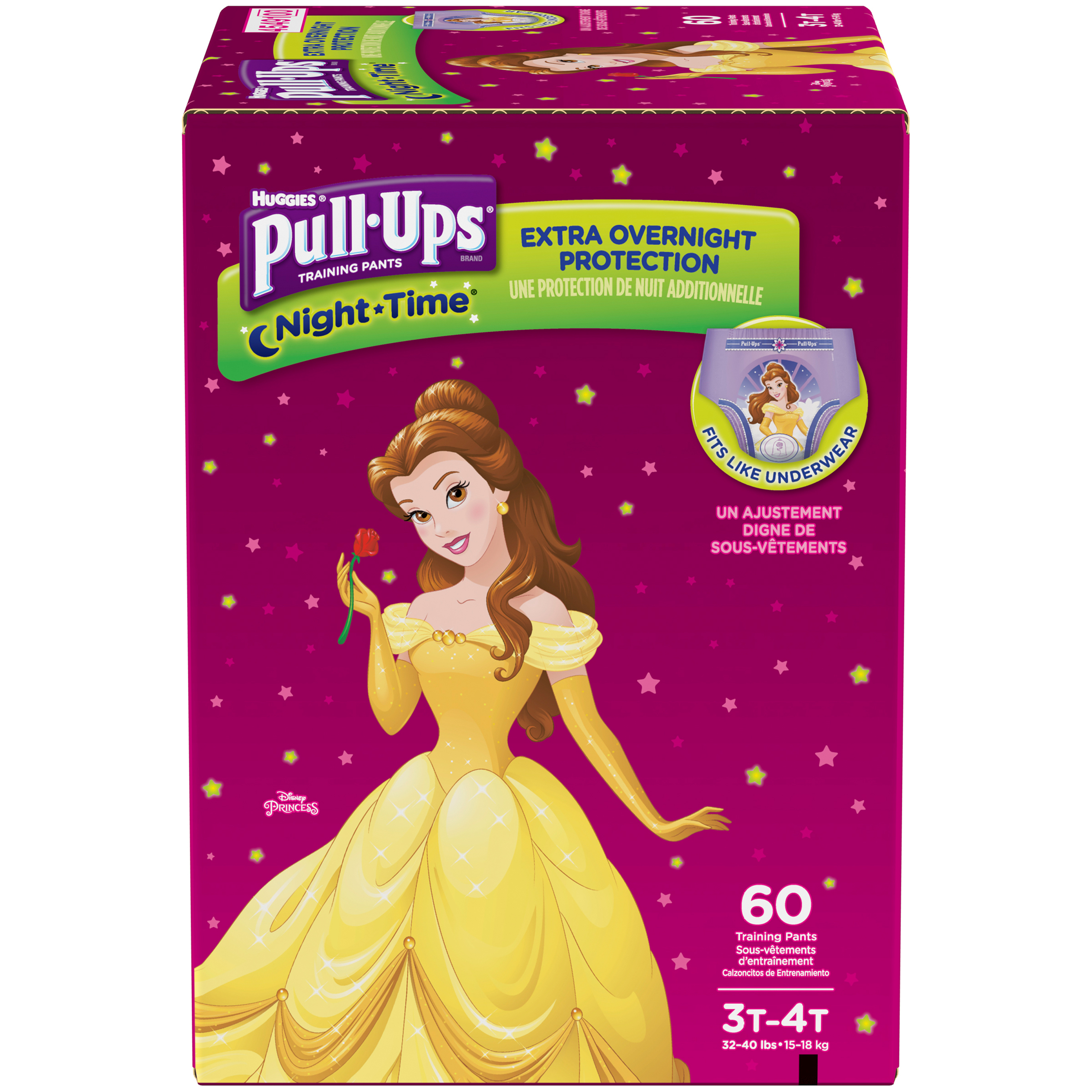 Pull-Ups Night-Time Training Pants 2T-4T Girl Giga Pack