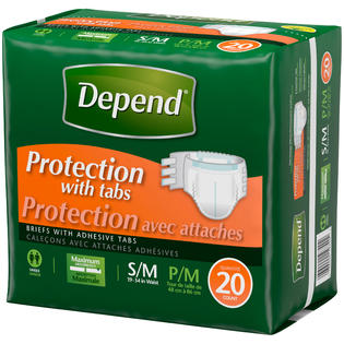 Depend ® Protection with Tabs Incontinence Underwear, Maximum ...